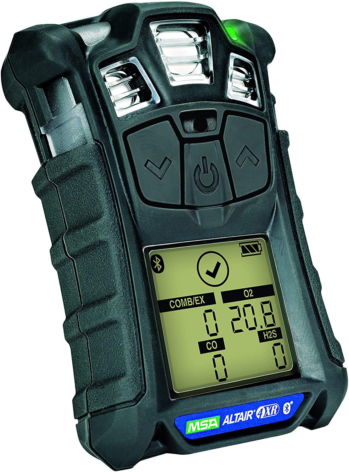 MSA 10179330 ALTAIR 4XR Multi-Gas Detector - (LEL, O2, H2S, CO-H2), Color: Charcoal, Portable Gas Monitor, Durable, Handheld, UL/CSA Approval, Instrument Only