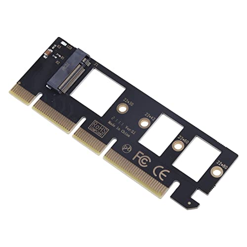 bibididi M.2 Ssd Nvme to Pieceie 3.0 Hard Drive Disk Adapter Card Support 2280 2260 2242 2230 Pieceie X4 X8 X16 Ahci Protocol