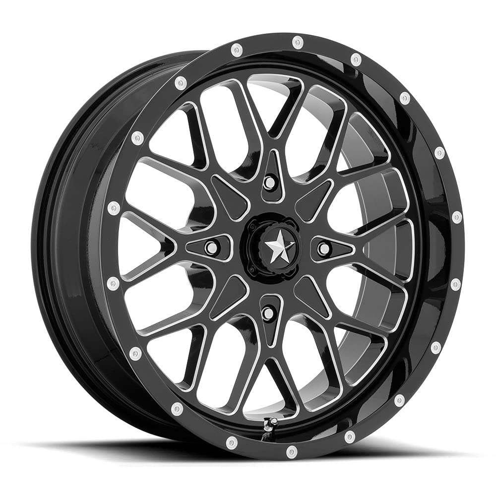 MSA Offroad Wheels MA45 20X7 4X137 G-BLK MILL 00MM - M45-020737M