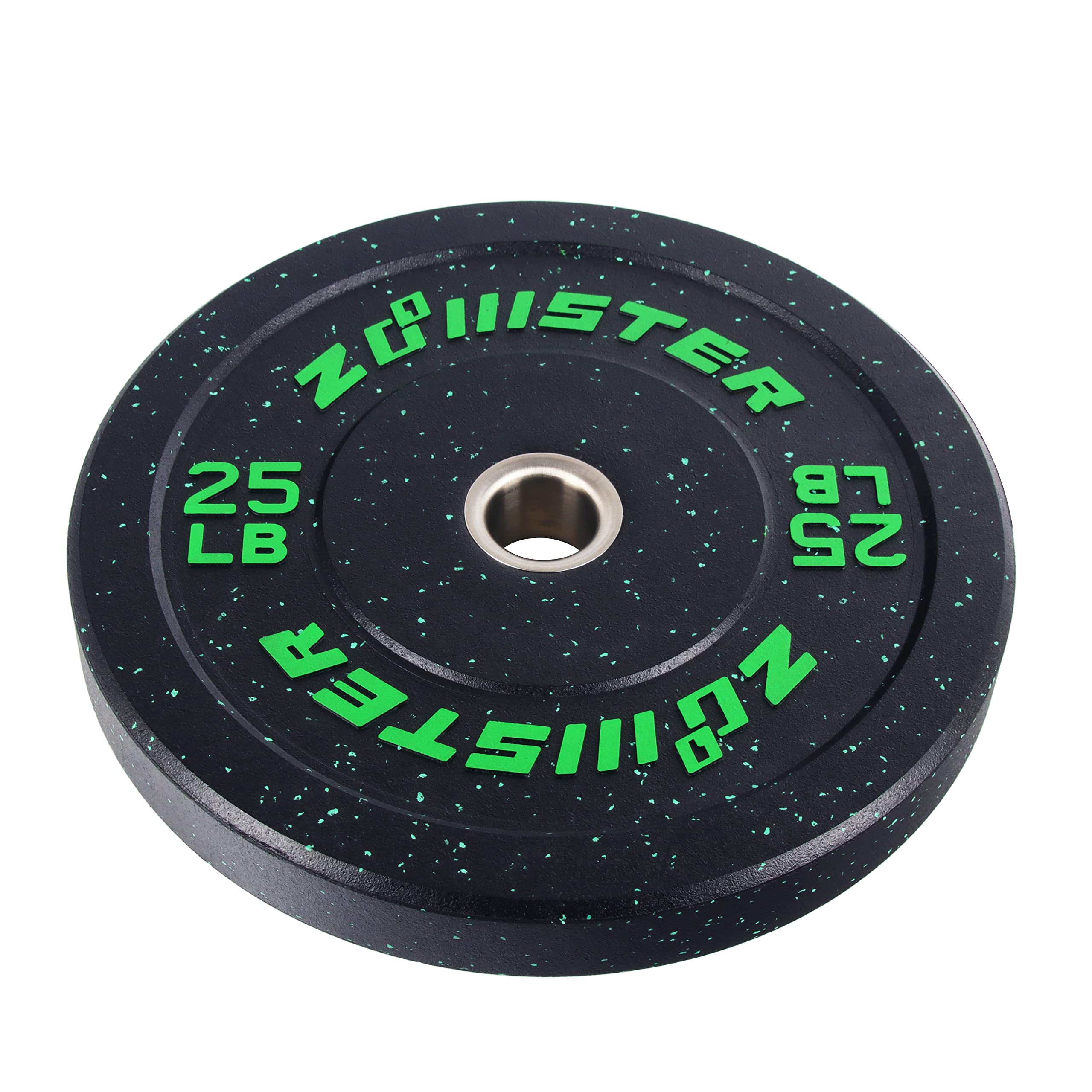 Bumper Plate Olympic Weight High Bounce with Steel Insert Strength Training Lifting (160LB Set)