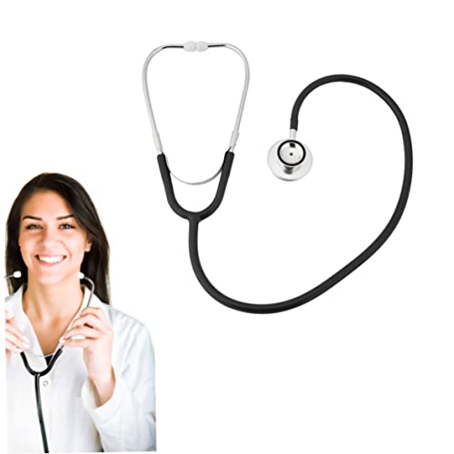 Ckuakiwu Double Head Stethoscope, Clinical Grade Stethoscopes Classic Dual Head Stethoscope with Instruction Manual (74cm/29in), Dual Head Stethoscope