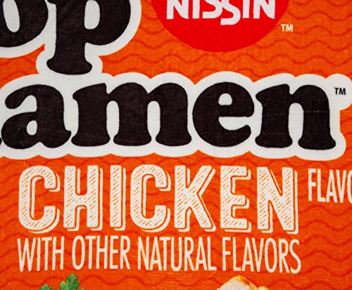 POPCULT The Original Nissin Top Ramen Chicken Flavor Microplush Throw Blanket