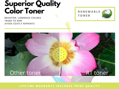 Renewable Toner Compatible Toner Cartridge Replacement for HP 644A Q6462A Color Laserjet 4730 MFP CM4730 (Yellow)
