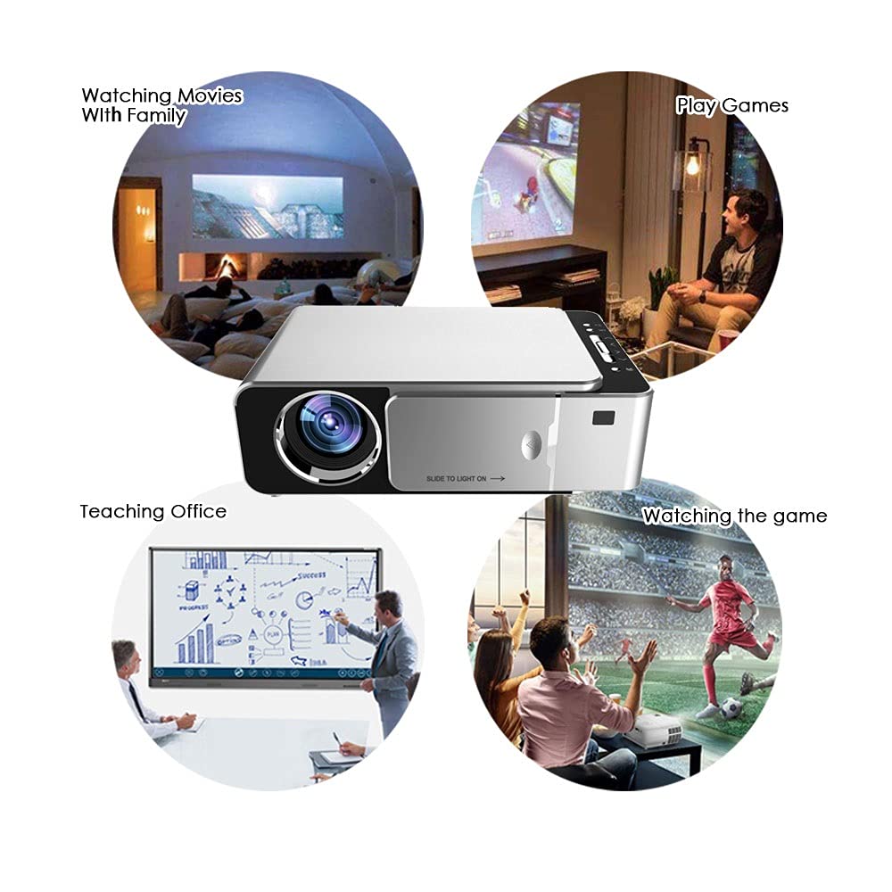 CXDTBH Full Led Projector 4k 3500 Lumens 1080p Portable Cinema Proyector Beamer with Gift