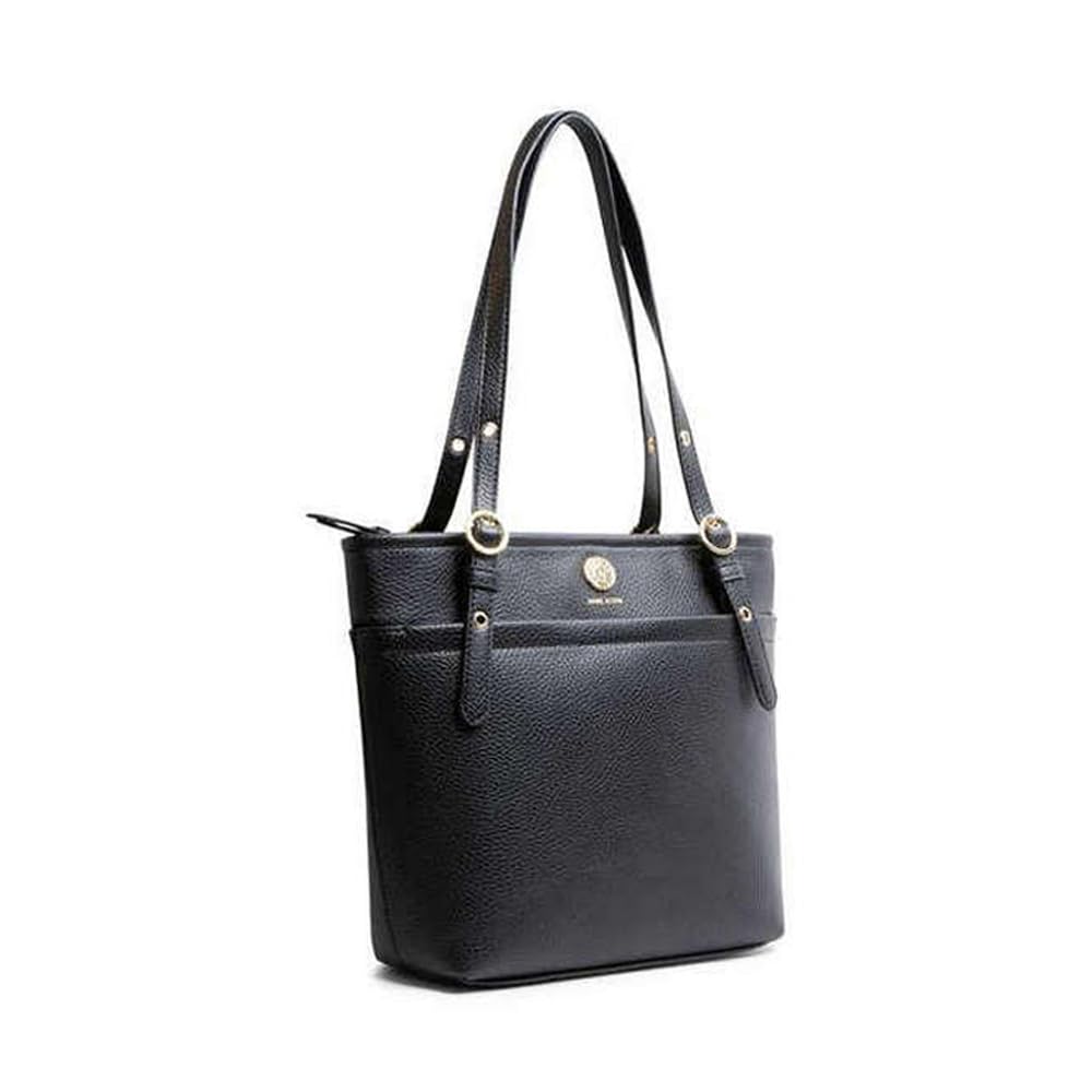 Anne Klein Womens Anne Klein pocket tote, Black, One Size US