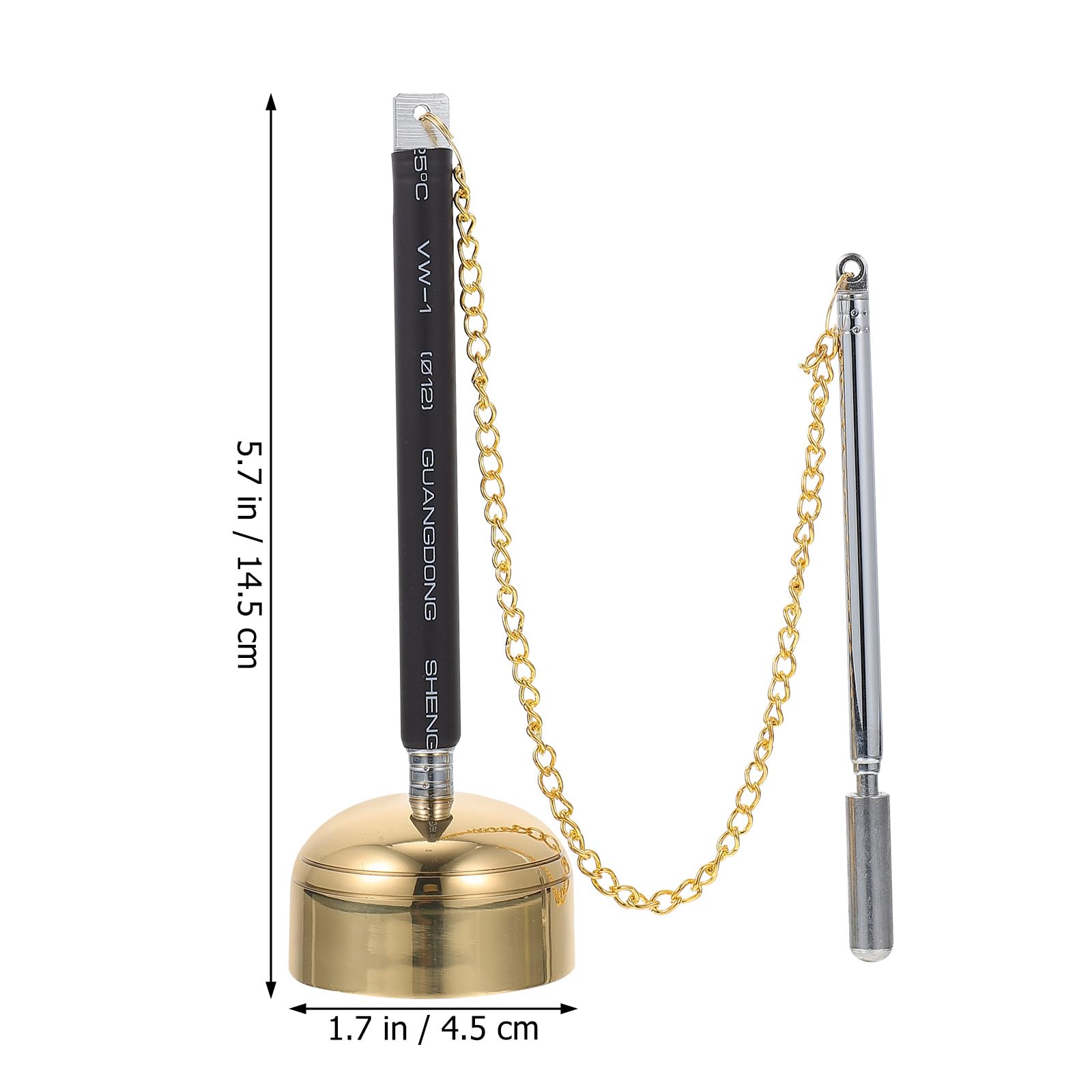 VOSAREA Tingsha Bell Buddhist Chime Meditation Chime Bells Buddhist Lucky Symbols Tingsha Cymbals Temple Dharma Ritual Utensil (S)