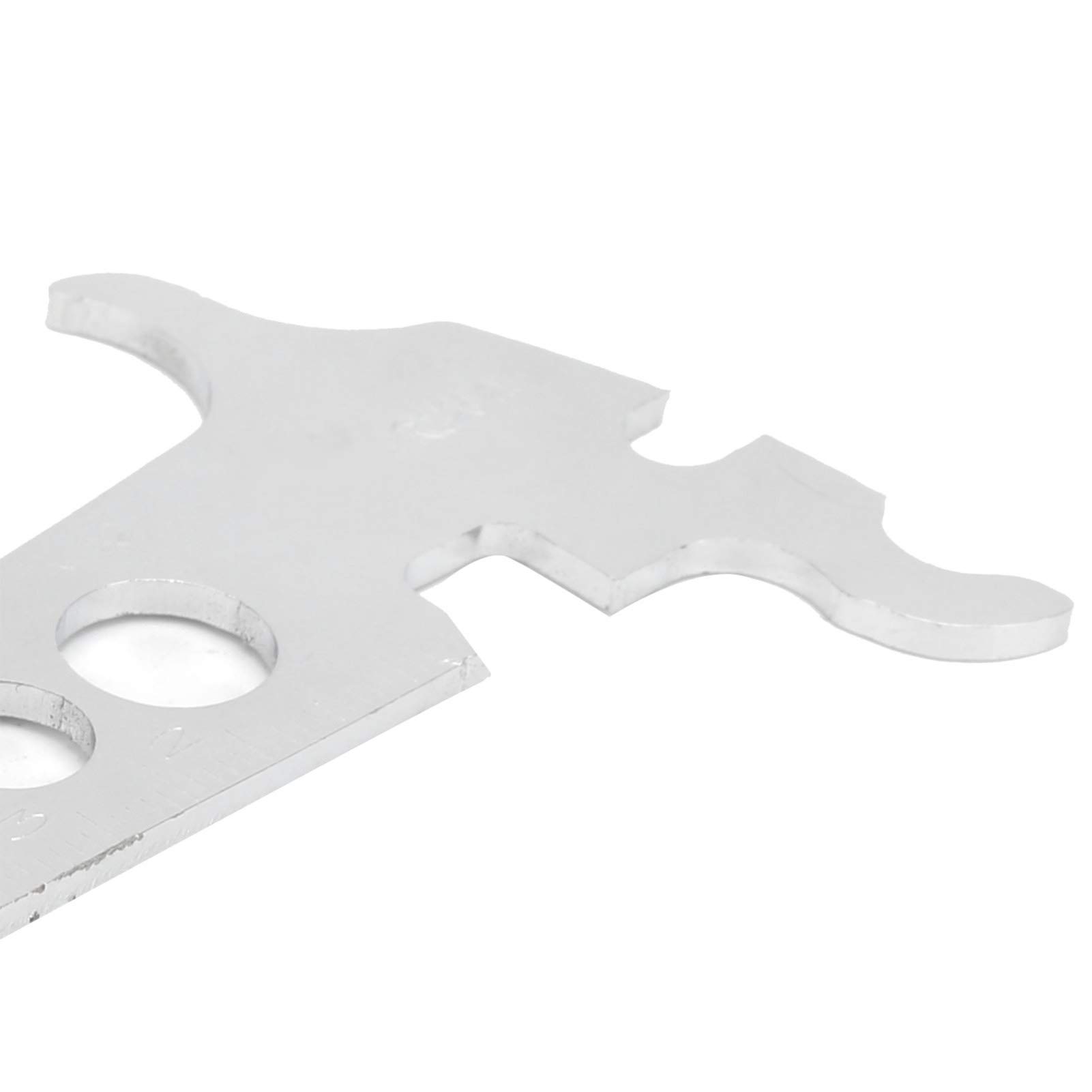 Bicycle Chain Checker 6 in 1 Multifunctional Bicycle Chain Wear Indicator Checker Measuring Ruler Tool Chain Hook Measuring Tool for Mountain and Road Bikes Folding Bicycle
