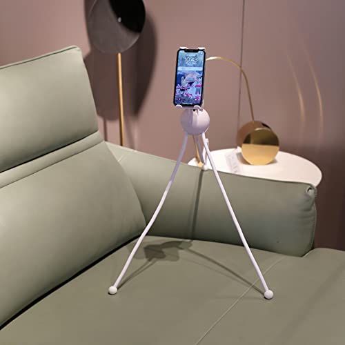 Flexible Cell Phone Holder/Stand for Bed - Hands Free iPhone and Android Phone Stand Holder - Bendable Tripod with Rotating Tablet/Mobile Phone Holder for Filming, Reading or Watching Videos