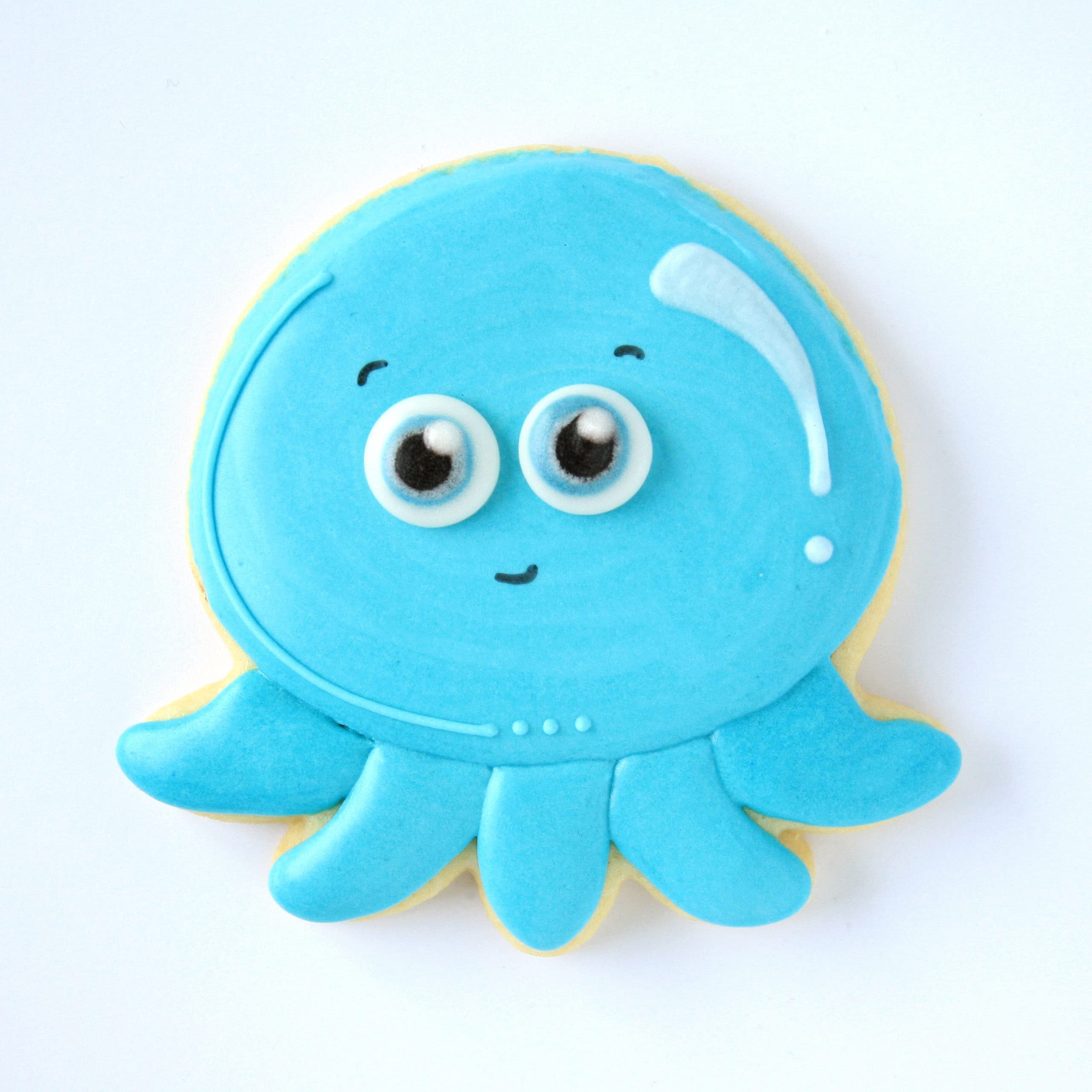 Cute Octopus Cookie Cutter, 3" Made in USA by Ann Clark