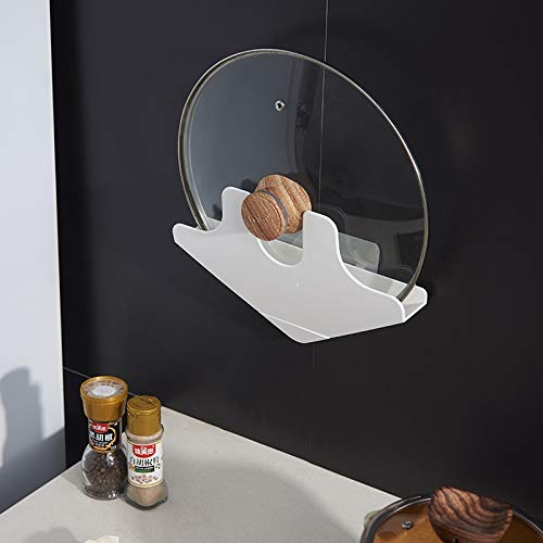 BHVXW Kitchen Organizer Pot Lid Rack Plastic Spoon Holder Pot Lid Shelf Cooking Dish Rack Pan Cover Stand Kitchen Accessories