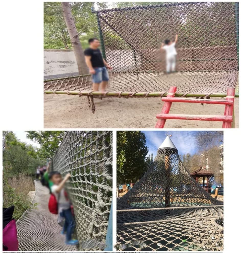 Climbing Nets Outdoor Protection Net, Multi-Function Safety Netting Stair Balcony Anti-Fall Nets,Child Protection Climbing Net Amusement Park Kindergarten Rope Nets Dia 6mm Mesh 10
