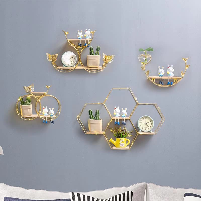 Fish starIllumination Ins Creative Nordic Wind Home Wall Hanging Decoration Living Room Bedroom Restaurant Rack