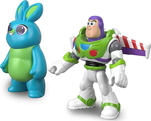 Fisher-Price Imaginext Disney Pixar Toy Story 4 Buzz Lightyear & Bunny Figure 2-Pack