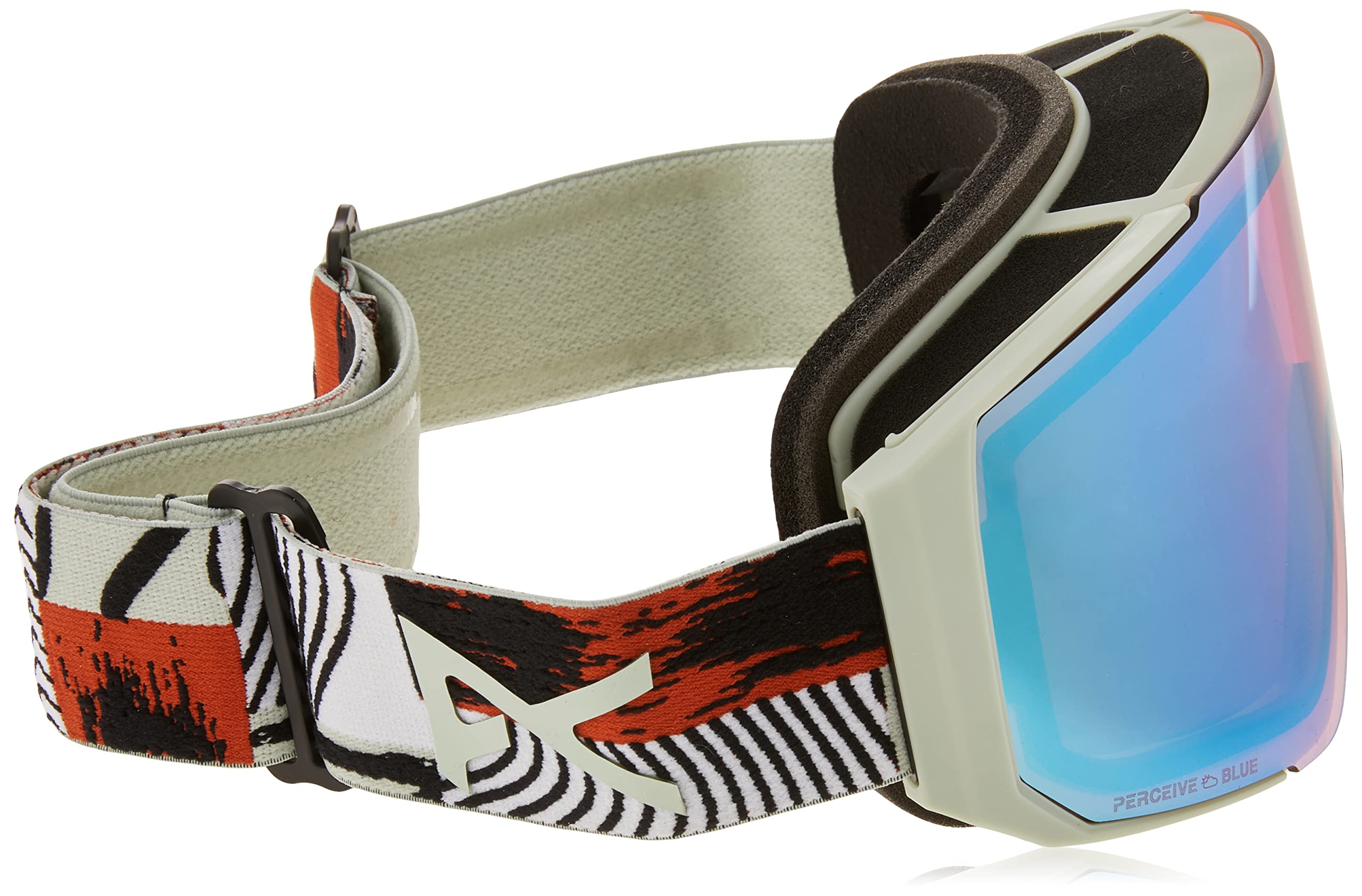 Anon Sync Goggles + Bonus Lens - Low Bridge Fit, Frame: Crossgrain, Lens: Perceive Variable Blue (21% / S2), Spare Lens: Perceive Cloudy Pink (53% / S1)