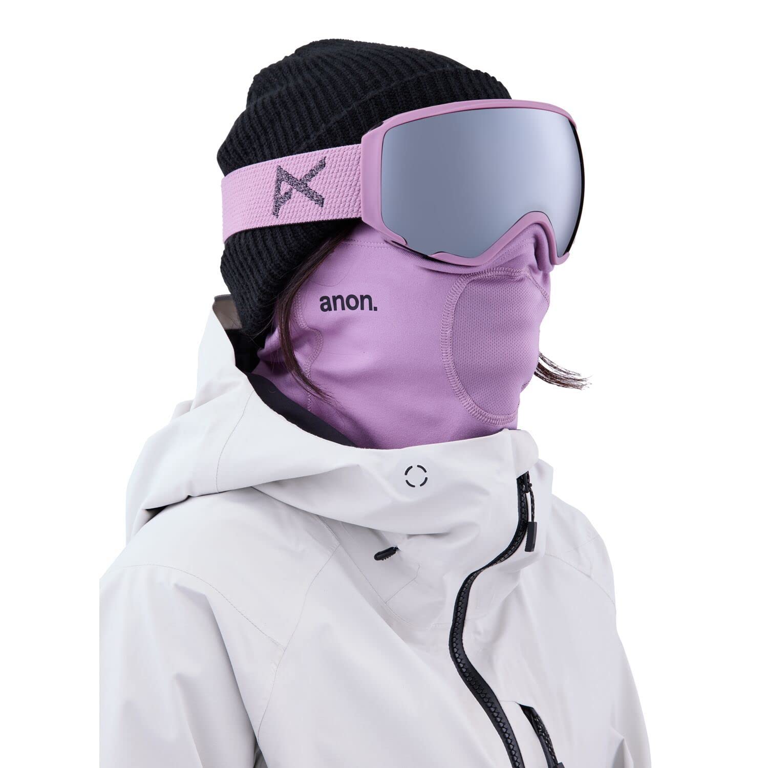 Anon WM1 Goggles + Bonus Lens + MFI® Face Mask, Frame: Purple, Lens: Perceive Sunny Onyx (6% / S4), Spare Lens: Perceive Variable Violet (34% / S2)
