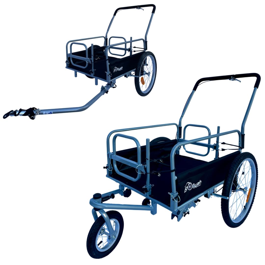 Booyahâs Cargo Stroller and Bicycle Bike Trailer Suspension Beach Sport Cart