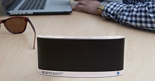 Spracht BluNote 2.0 Portable 10-Watt Wireless Bluetooth Speaker for Music and Voice