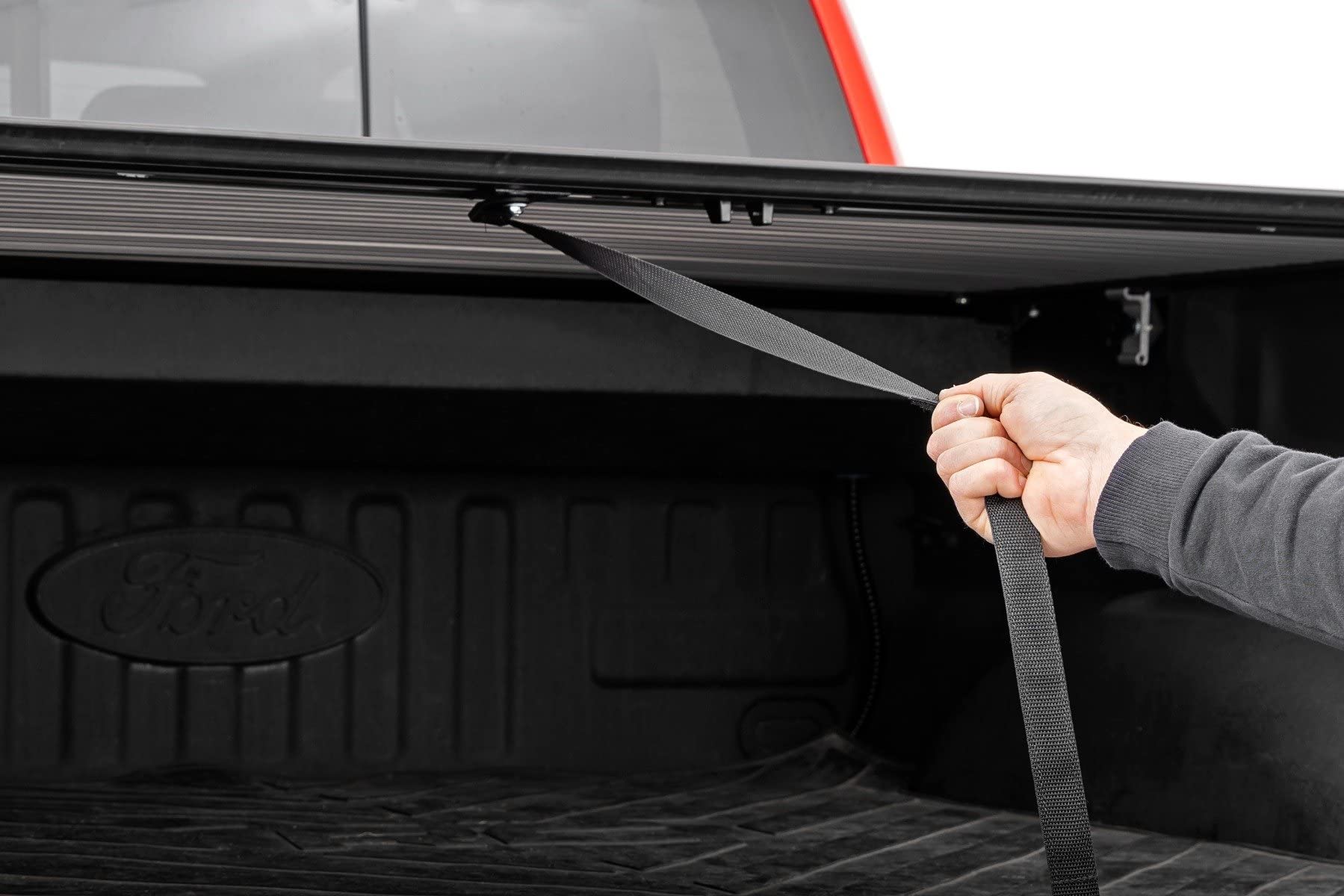 Rough Country Retractable Bed Cover for 15-20 Ford F-150 | 5'7 Bed - 46220551