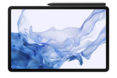 SAMSUNG Galaxy Tab S8 11” 128GB WiFi 6E Android Tablet, Large LCD Screen, S Pen Included, Ultra Wide Camera, Long Lasting Battery, US Version, 2022, Silver