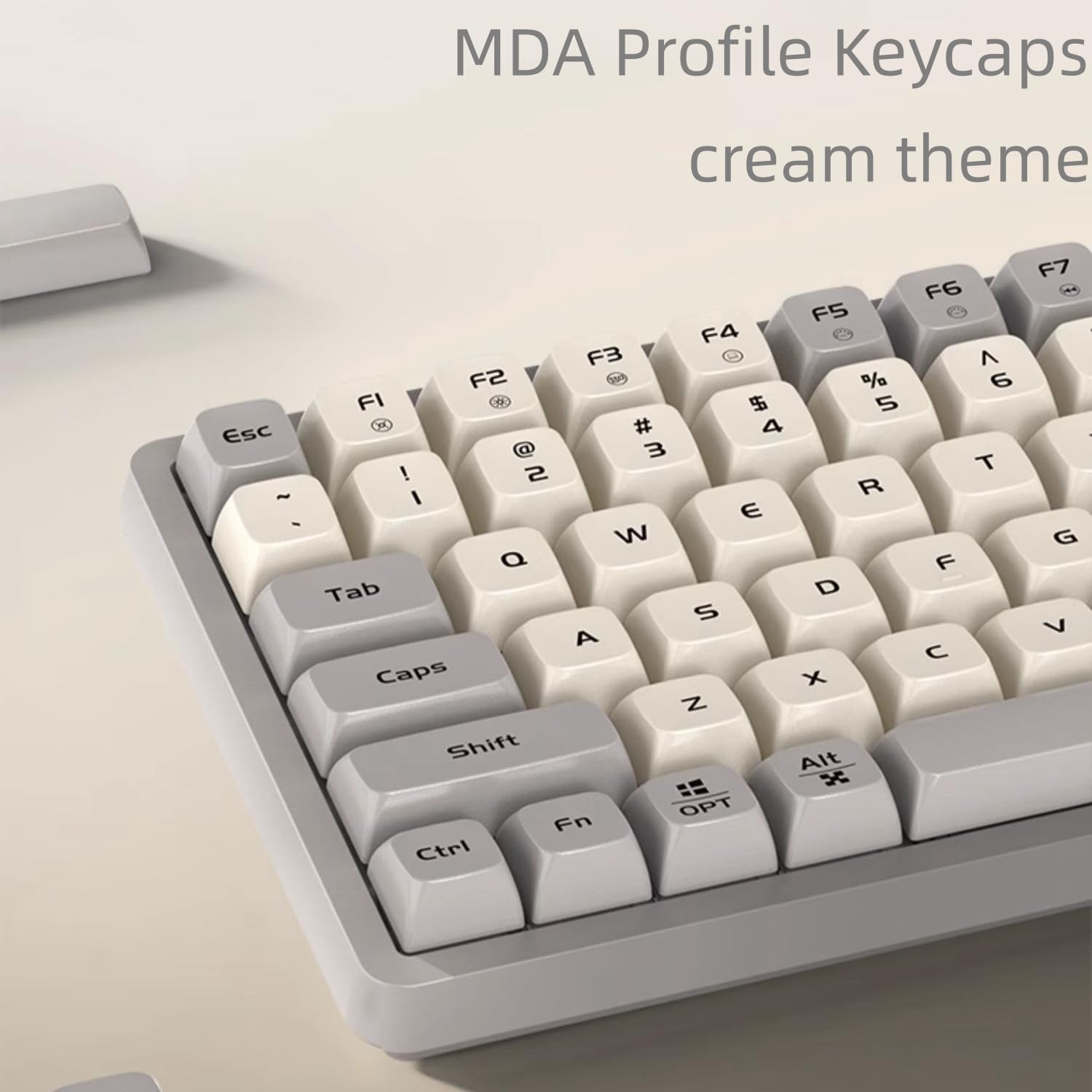 Cmokifuly GK85 Wired Mechanical Keyboard,Hotswap Linear Switch Keyboard RGB Backlits MDA Profile Keycap Gaming Keyboard for Mac/Win System Compact Mechanical Keyboard (Matcha 102 Keys)