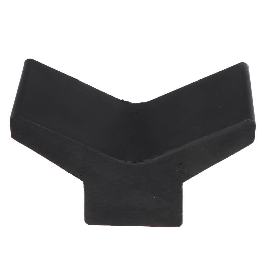 Baosity Boat Trailer Engineering Bow 7inch with 14mm Hole Black Rubber