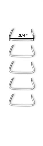 Cascade Tools 500 Pack 3/4" Galvanized Hog Rings Weather Resistant Galvanized Steel Perfect for Furniture Upholstery, Auto Upholstery, Meat & Sausage Casings, and Fencing