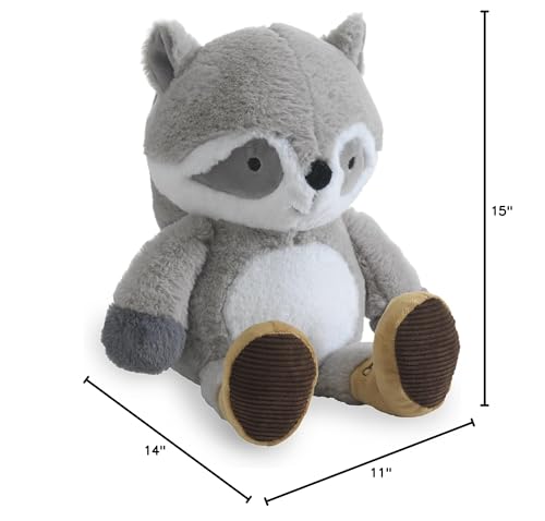 Lambs & Ivy Little Campers Plush Raccoon Stuffed Animal Pumpkin