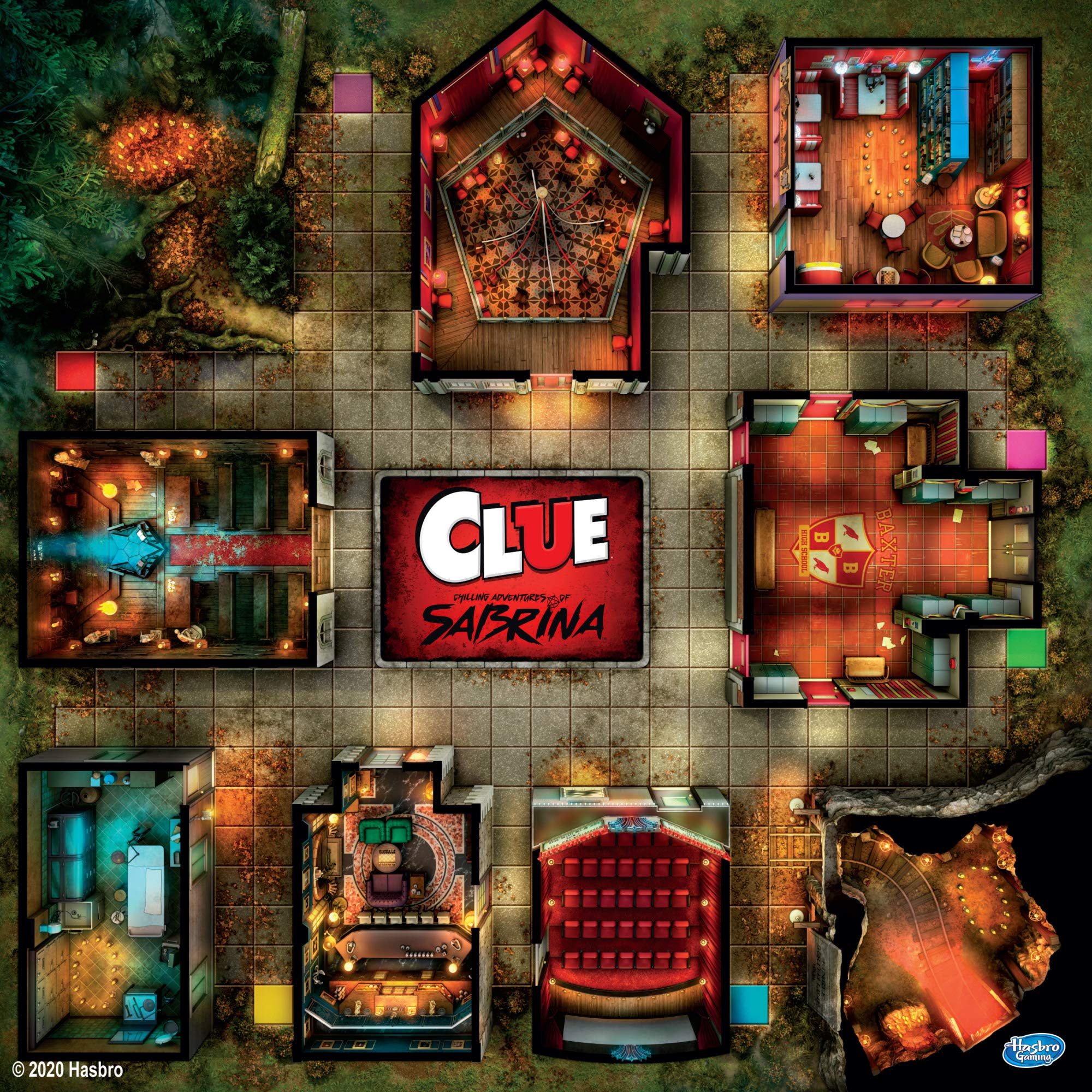 Hasbro Gaming Clue: Chilling Adventures of Sabrina Edition Board Game, Inspired by The Hit Series, Mystery Board Game for Kids Ages 14 and Up (Amazon Exclusive)