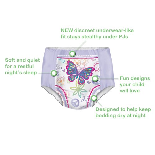 GoodNites Girls Underwear Large/Extra Large, Girl, 20 Count (Pack of 3) Packaging May Vary