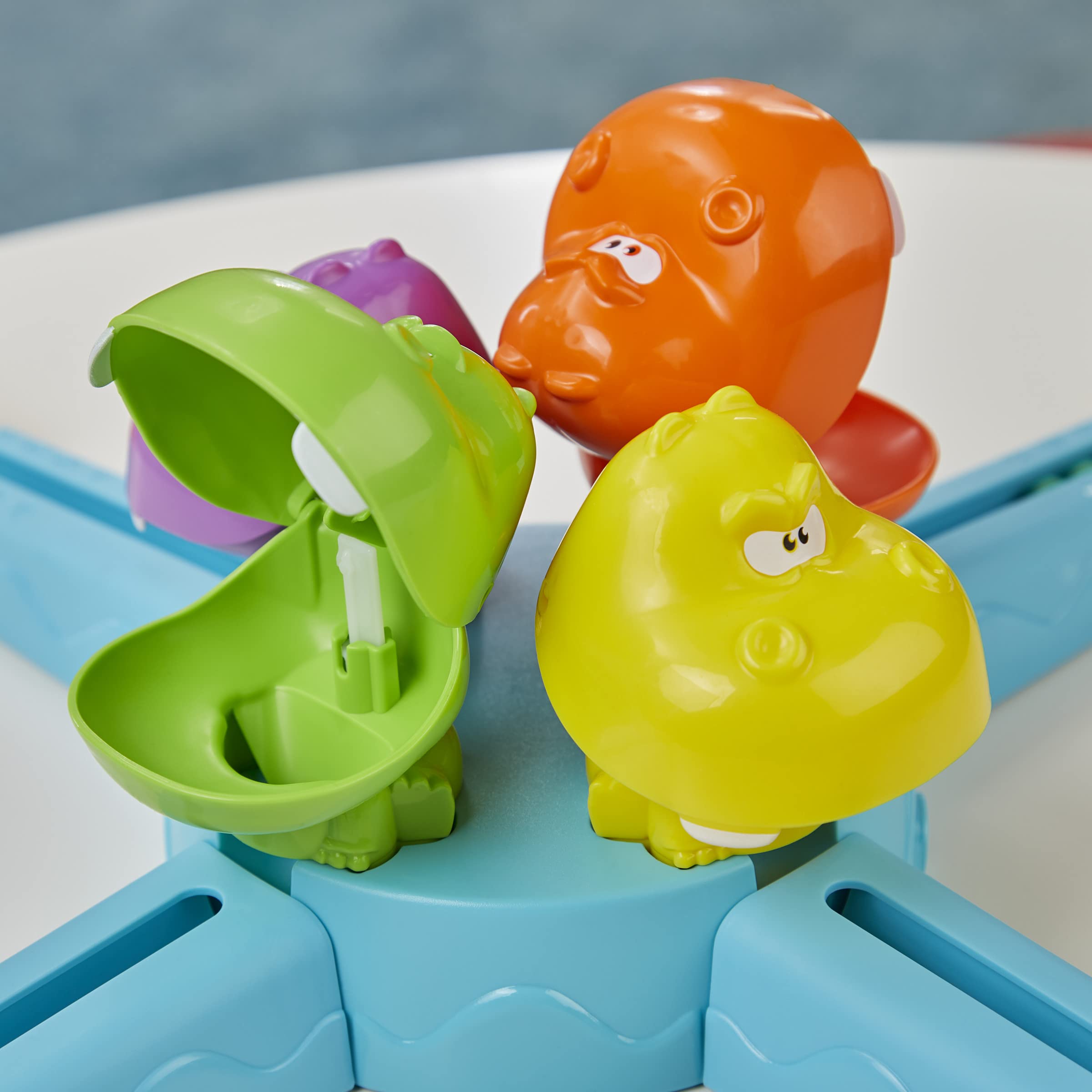 Hasbro Gaming Hungry Hungry Hippos Launchers Game for Kids Ages 4 and Up, Electronic Pre-School Game for 2-4 Players