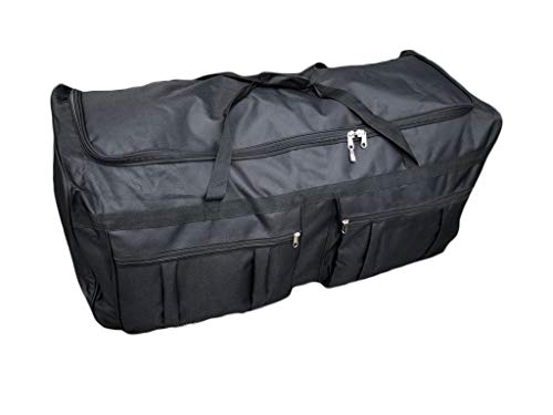 Gothamite 42-inch Rolling Duffle Bag with Wheels, Luggage Bag, Hockey Bag, XL Duffle Bag With Rollers, Heavy Duty Oversized Storage Bag