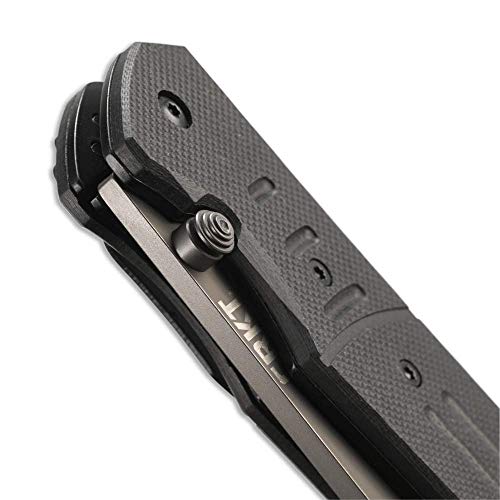 CRKT Ignitor EDC Folding Pocket Knife: Assisted Opening Everyday Carry, Serrated Edge Blade, Veff Serrations, Thumb Stud, Liner Lock, G10 Handle, Pocket Clip 6855