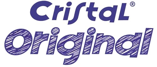 Bic Cristal Original Ballpoint Pens, Medium Point (1.0 mm) Every-Day Writing Pens with Clear Barrel, Blue, Box of 50