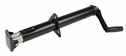 Mytee Products A Frame Trailer Jack - 2000 lbs Capacity, Black | Heavy-Duty Top Wind Tongue Jack - Ideal for RV, Utility, Boat & Marine Trailers