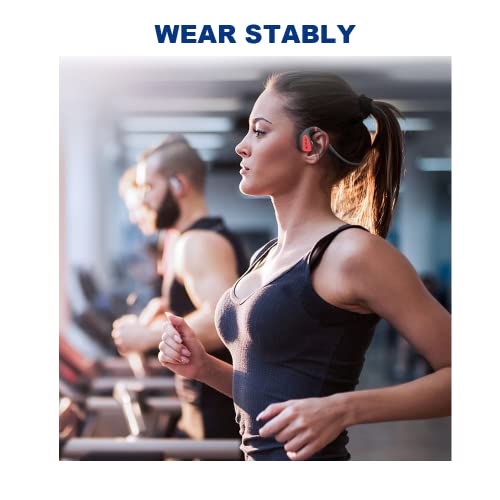 Bone Conduction Headset with Microphone-MP3 and Bluetooth Headphone 2 in 1-MP3 With 8G Memory-Waterproof-Swimming Earphone-Active Noise Cancelling Boom-Swim Fitness Office Online Class (blue)