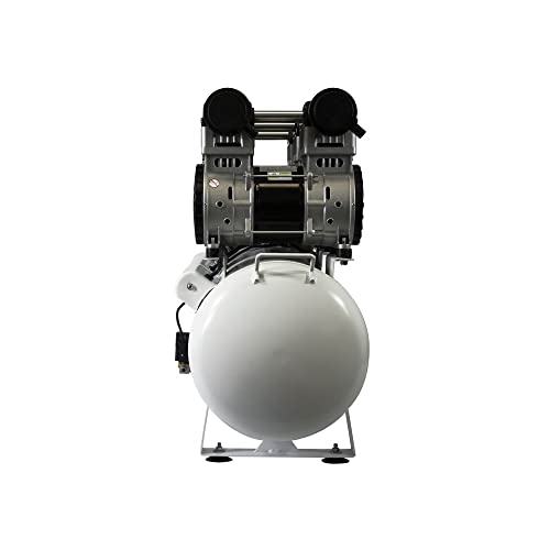 California Air Tools 20060CAD 20-Gal 6.0 Hp 125 PSI Stationary Electric Ultra Quiet & Oil-Free Air Compressor with Automatic Drain Valve Off White