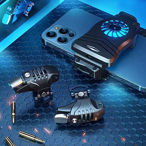 BBSJ Niversal Mobile Phone Game Cooler System Cooling Fan Gamepad Stand Radiator Gaming Controller Joystick Accessory for Smart Phone