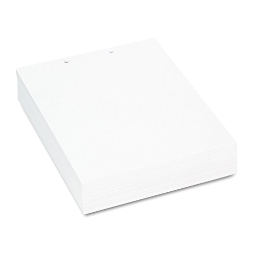 PrintWorks Professional Pre Punched Paper, 2 Hole Punch Top For 2 Ring Binders & 2 Ring Clipboards & Fastener File Folders, 8.5 x 11, 20 lb., 500 Sheets, White (04110)