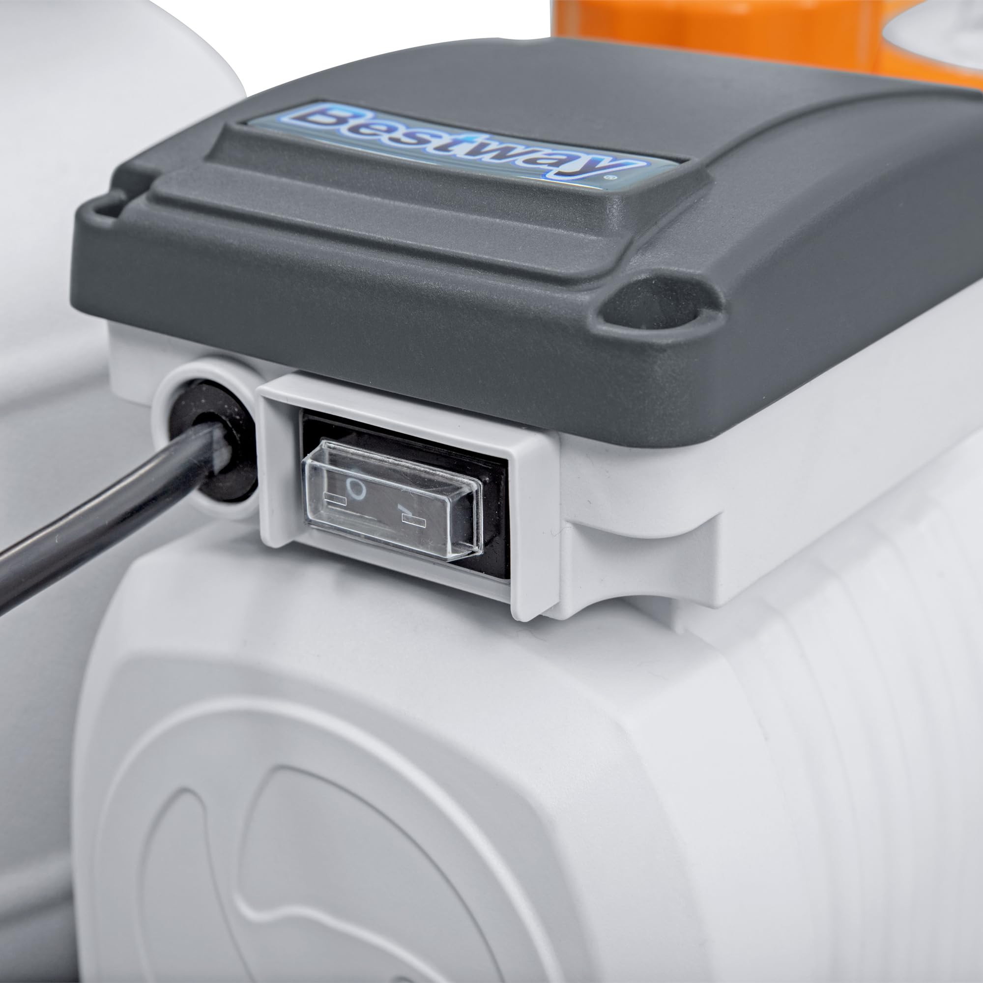 Bestway 58498E Flowclear 1500 Gallon Sand Filter Pool Pump for Above Ground 300 to 11,200 Gallon Swimming Pools with Adapter (Sand is Sold Separately)