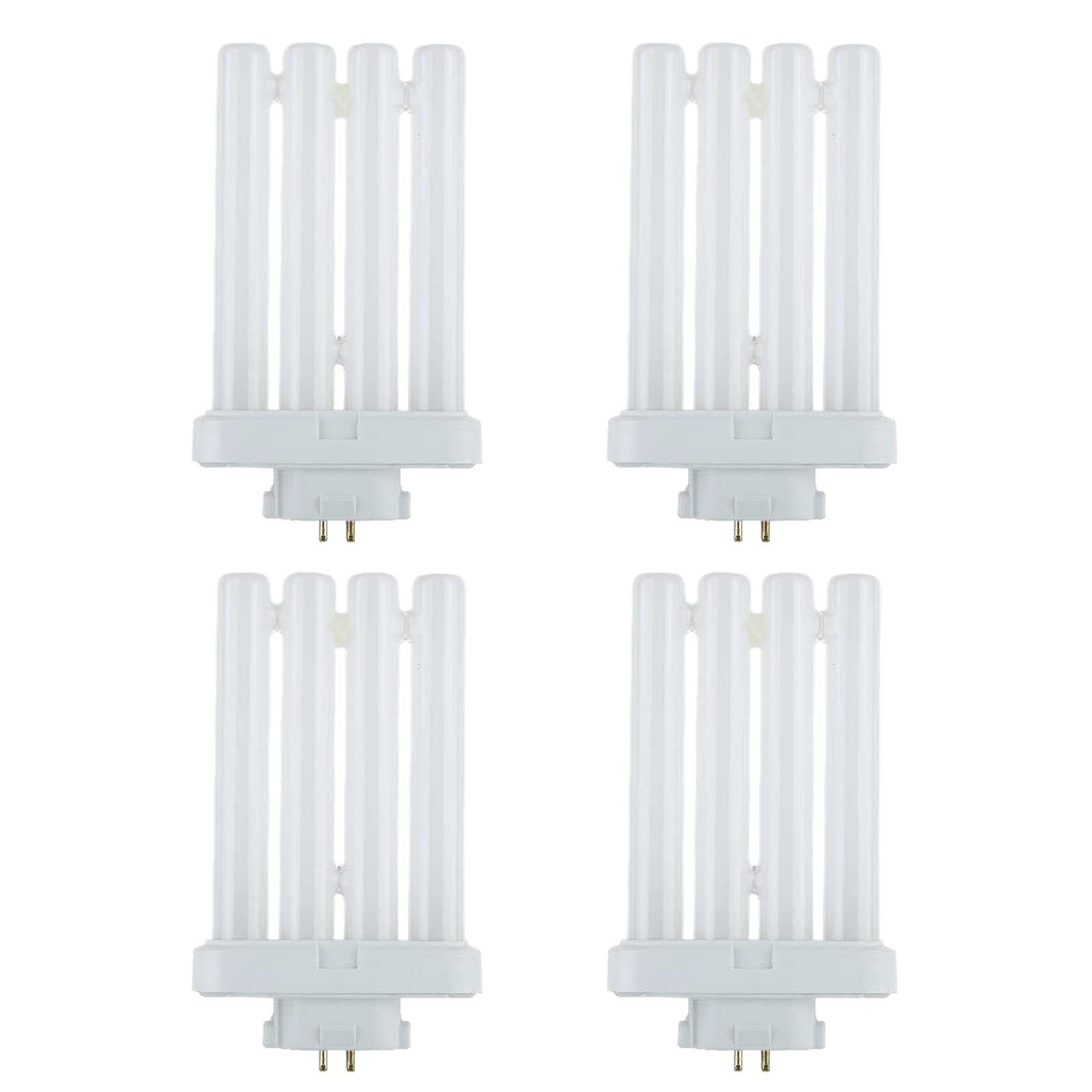 Dysmio Compact Fluorescent 27W Quad Tube, 6500K Daylight Light FML Light Bulbs with GX10Q-4 Base – 2 Pack