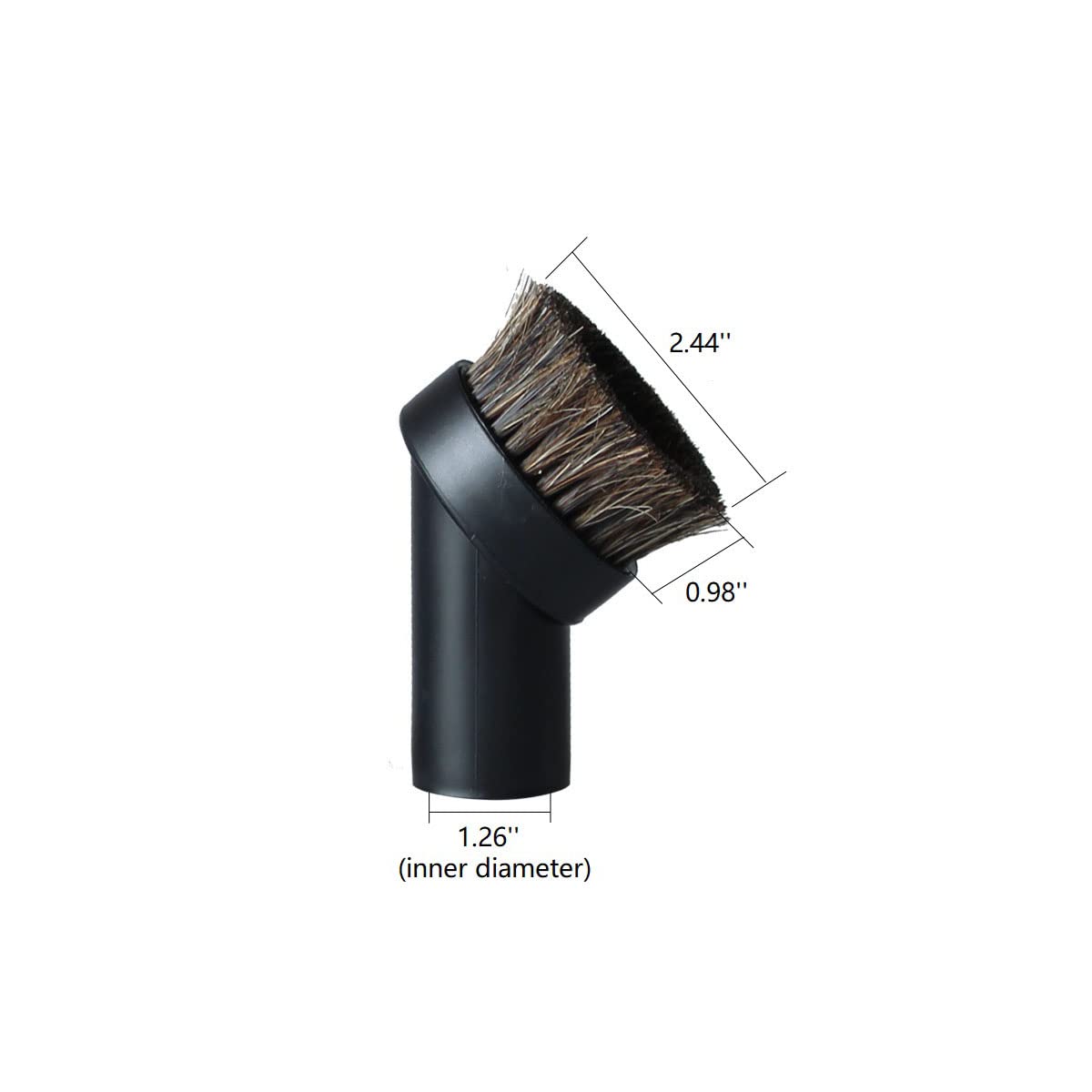 BUYSK 2 Set 1.25" Vacuum Brush Attachment and Hose Converter Adapter Compatible with Dyson V15 V11 V10 V8 V7 V6 Vacuum Cleaner,with Trigger Lock
