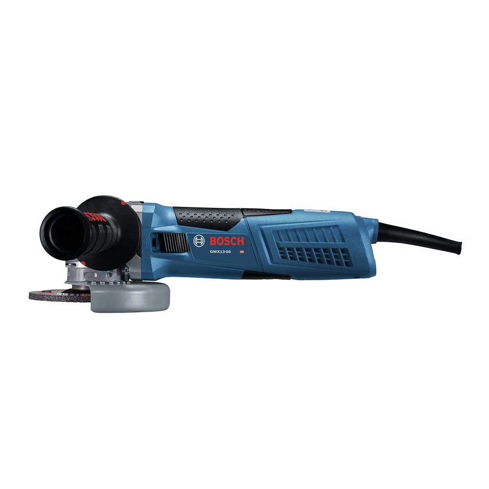 Bosch GWX13-50-RT 120V X-LOCK 5 in. Corded Angle Grinder (Renewed)