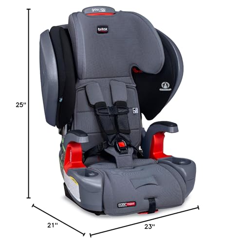 Britax Grow with You ClickTight Plus Harness-2-Booster Car Seat, Otto Safewash Fabric