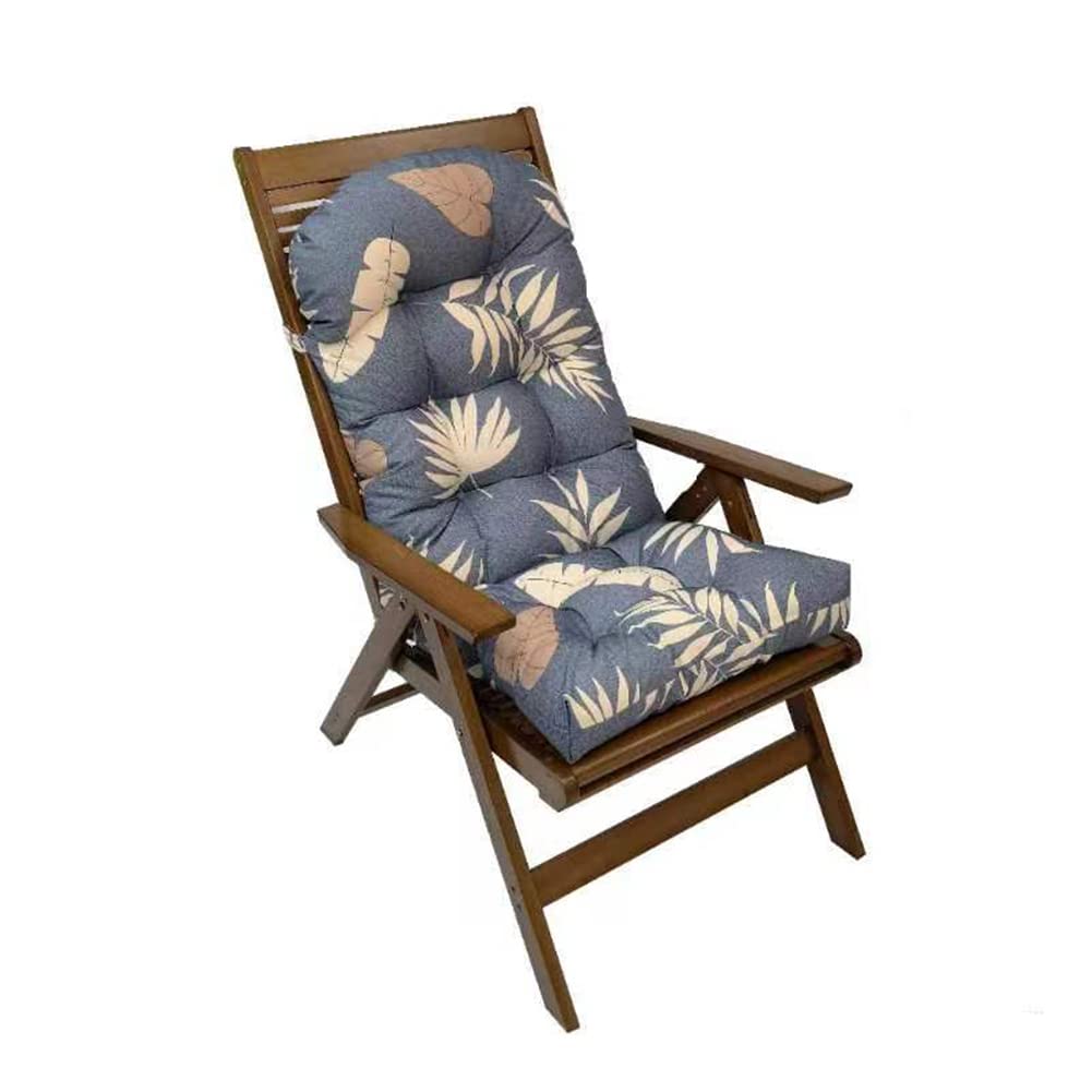 Waterproof Adirondack Chair Cushion,44inch Rocking Chair Cushion,High Back Patio Cushions Indoor and Outdoor Furniture Chair Cushions Pads with Ties (Style B)
