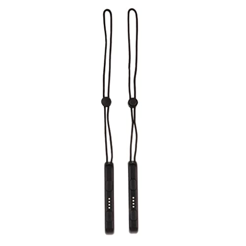 Baosity Strap -Con Strap for Switch Game Controller, Portable Wristband Carrying Rope - Black (2-Pack)