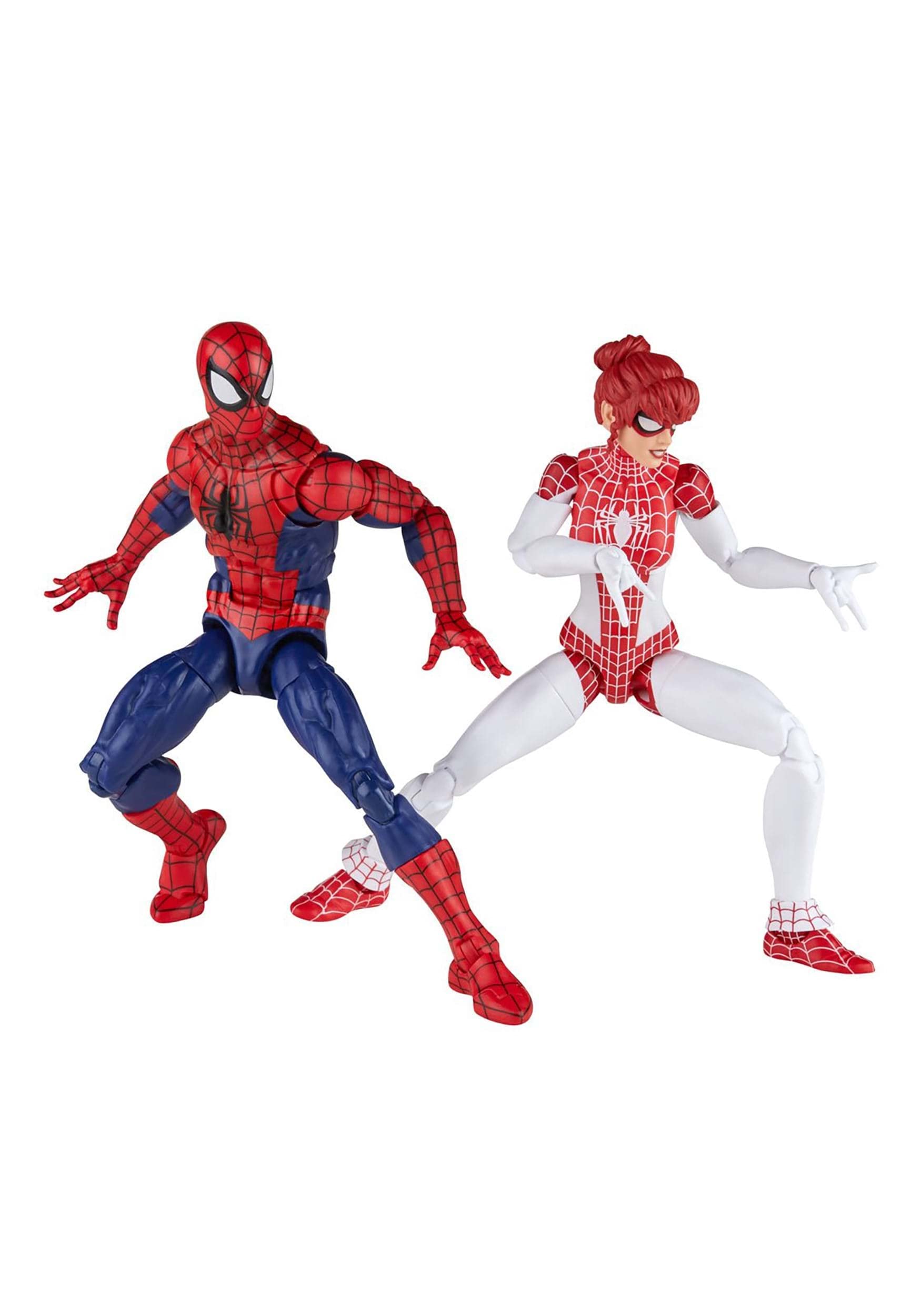 Spider-Man Marvel Legends Series 6-inch and Spinneret Action Figure 2-Pack, Includes 10 Accessories
