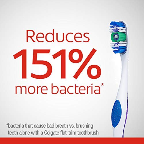 Colgate 360 Whole Mouth Clean Toothbrush, Soft Compact Head (Colors Vary) - 1 Count