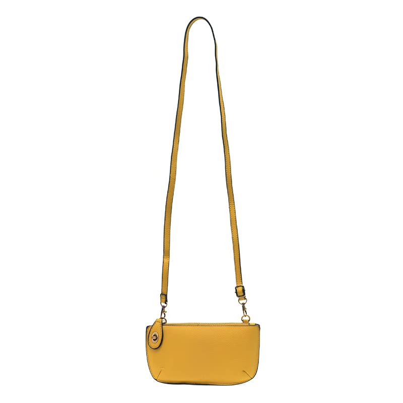 Joy Susan Women's Fashion Purse Mini Crossbody Wristlet Clutch Handbag - Mustard