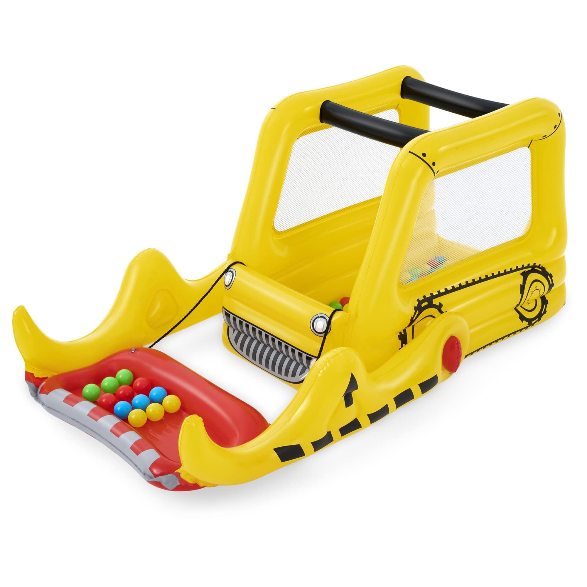 Bestway: Dozer Ball Pit - Inflatable, Indoor/Outdoor Use, Includes 25 Play Balls, 78x41x33 Inches, Ages 2+