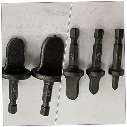 WOONEKY 5pcs Copper Pipe Expander Flaring Tool Black Hose Air Conditioner Hose Copper Pipe Swaging Accessories Air Conditioner Copper Pipe Expander Copper Pipe Swaging Tool Tubing Forging
